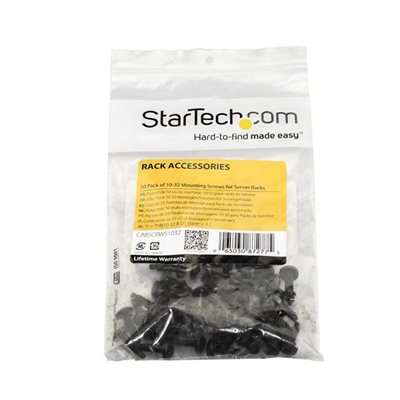 StarTech.com Server Rack Screws - 50 pack - 10-32 Screws - Rack Mount ...