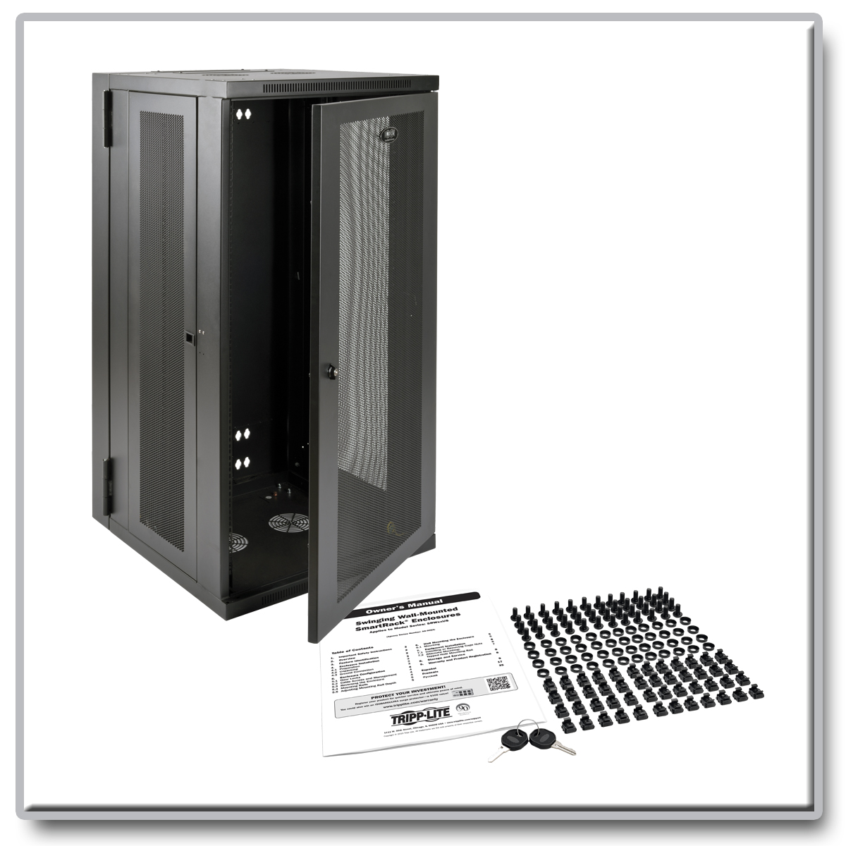 Tripp Lite 24u Rack Enclosure Server Cabinet | Cabinets Matttroy