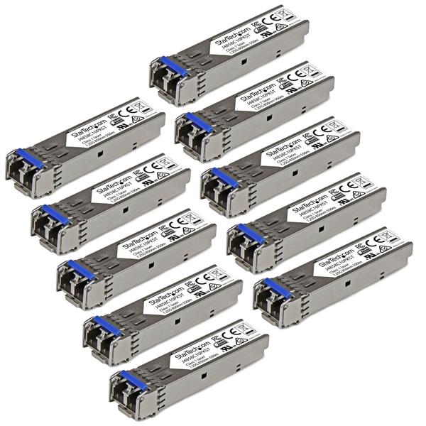 StarTech.com 10 pack HPE J4859C Compatible SFP Module, 1000BASE-LX ...