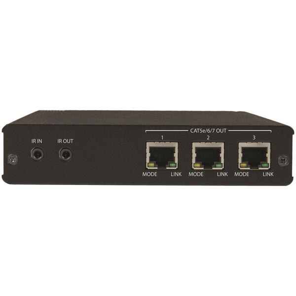 StarTech.com 3 Port HDBaseT Extender Kit with 3 Receivers - HDMI over ...