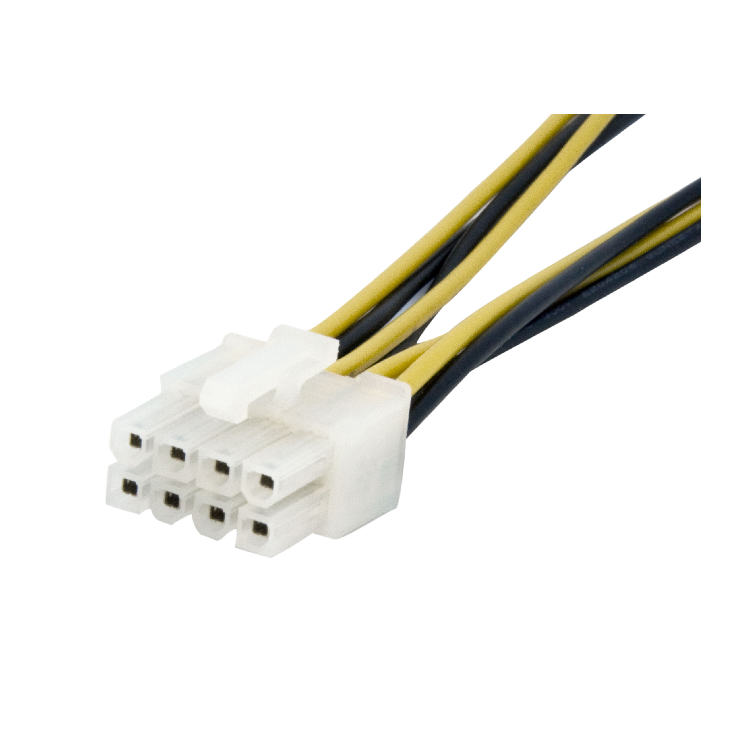 StarTech.com 6 Inch 4 Pin to 8 Pin EPS Power Adapter with LP4 - F/M ...
