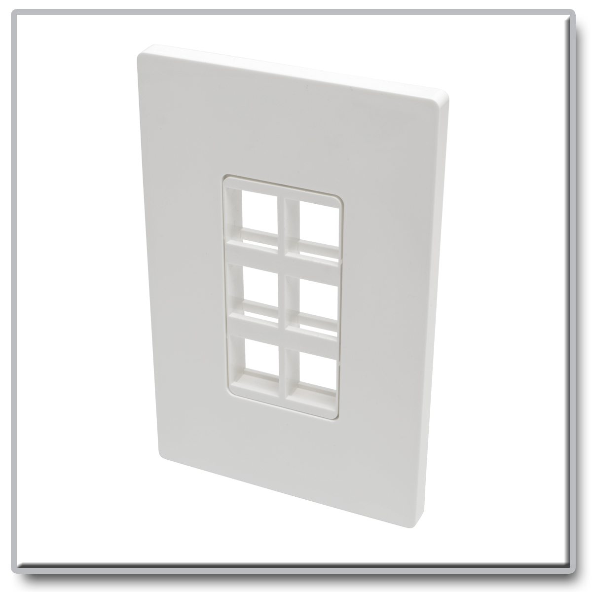 Tripp Lite Single-Gang 6-Port Wall Plate Keystone Cat5/Cat6 USB HDMI ...