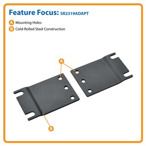 Tripp Lite Rack Enclosure Server Cabinet Mounting Adapter Kit 23 Inch ...