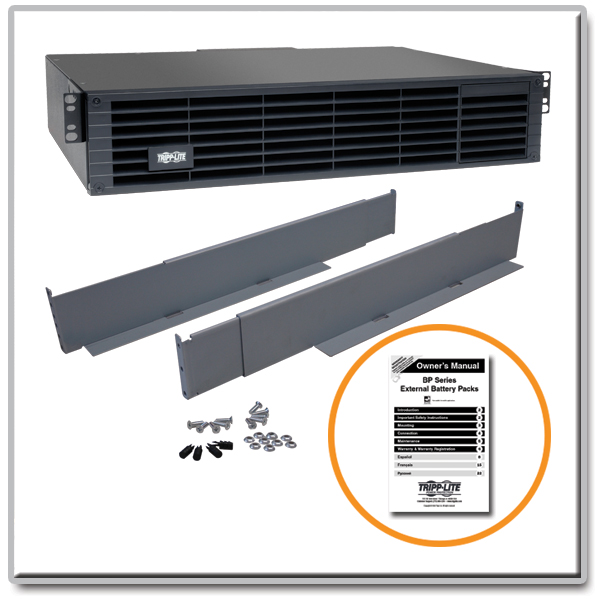 Tripp Lite 48V 2U Rackmount External Battery Pack for select UPS Sytems ...