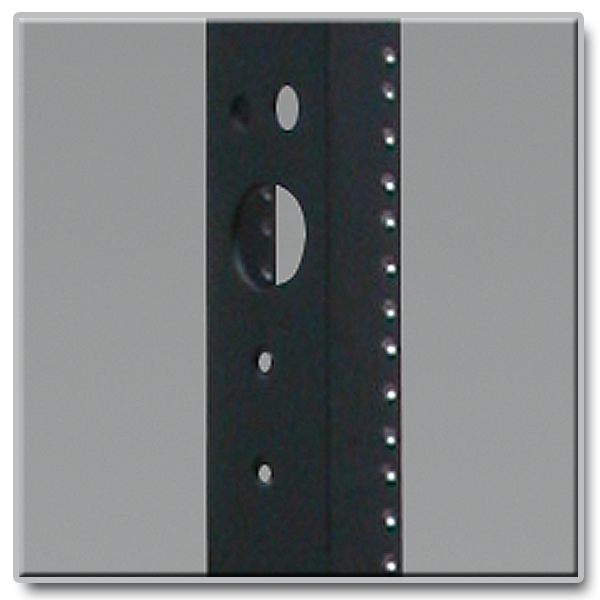 Tripp Lite 13U 2-Post Open Frame Rack Server Cabinet Threaded Holes ...