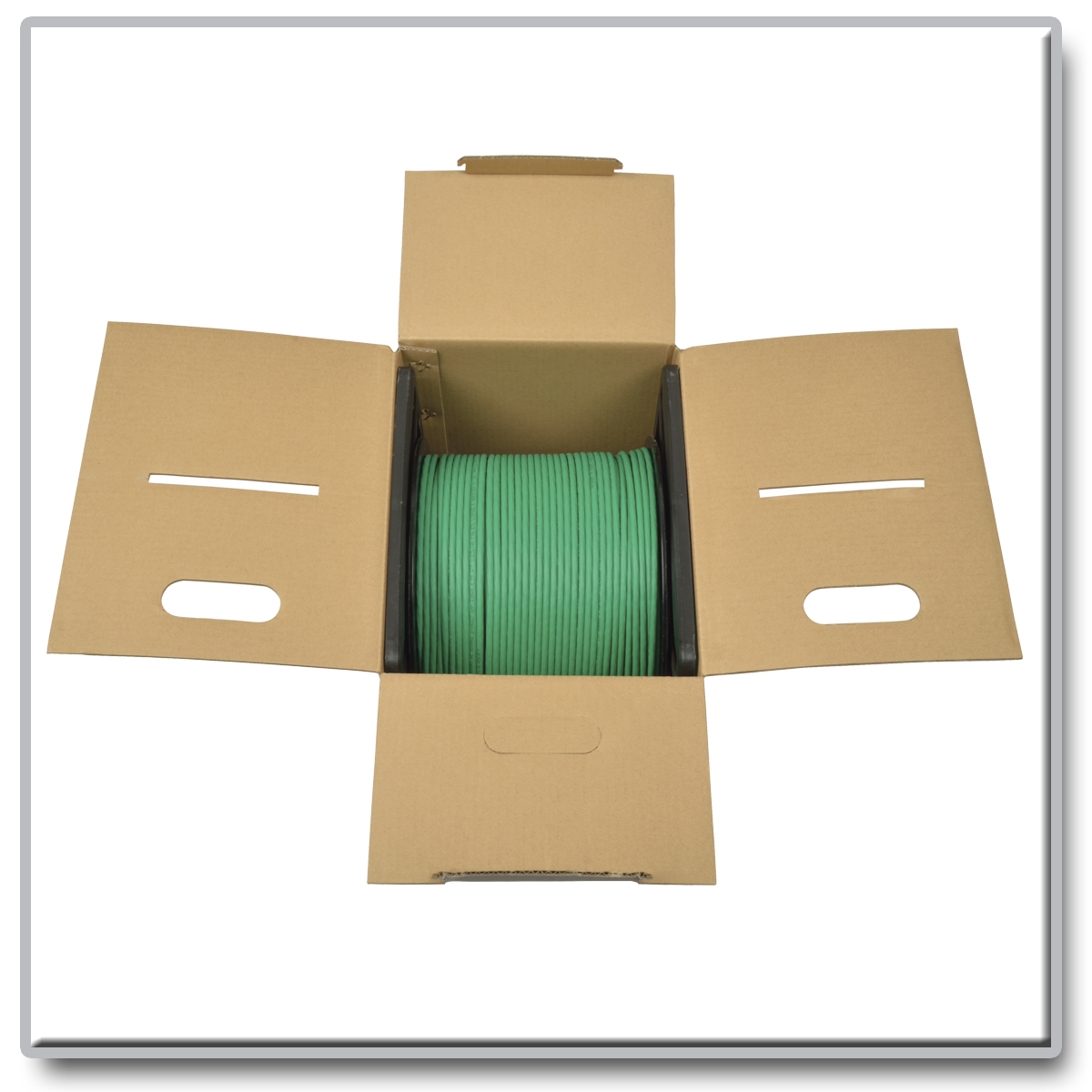 Tripp Lite 1000ft Cat6 Gigabit Bulk Cable Solid CMP Plenum PVC Green ...