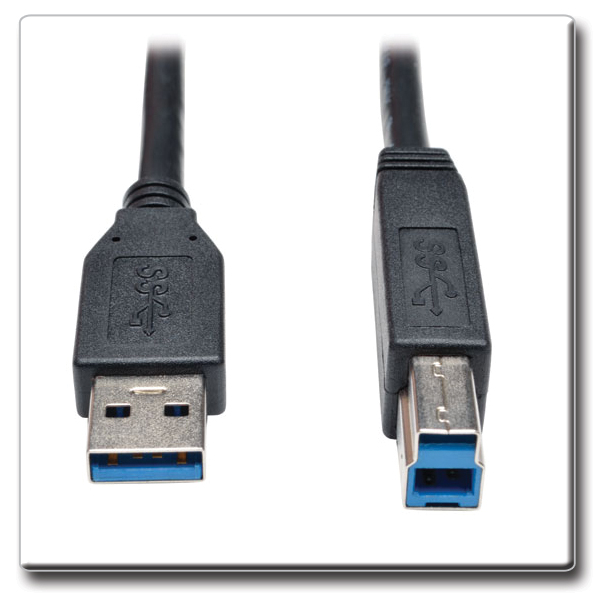 Tripp Lite 10ft USB 3.2 Gen 1 SuperSpeed Device Cable USB-A to USB-B ...