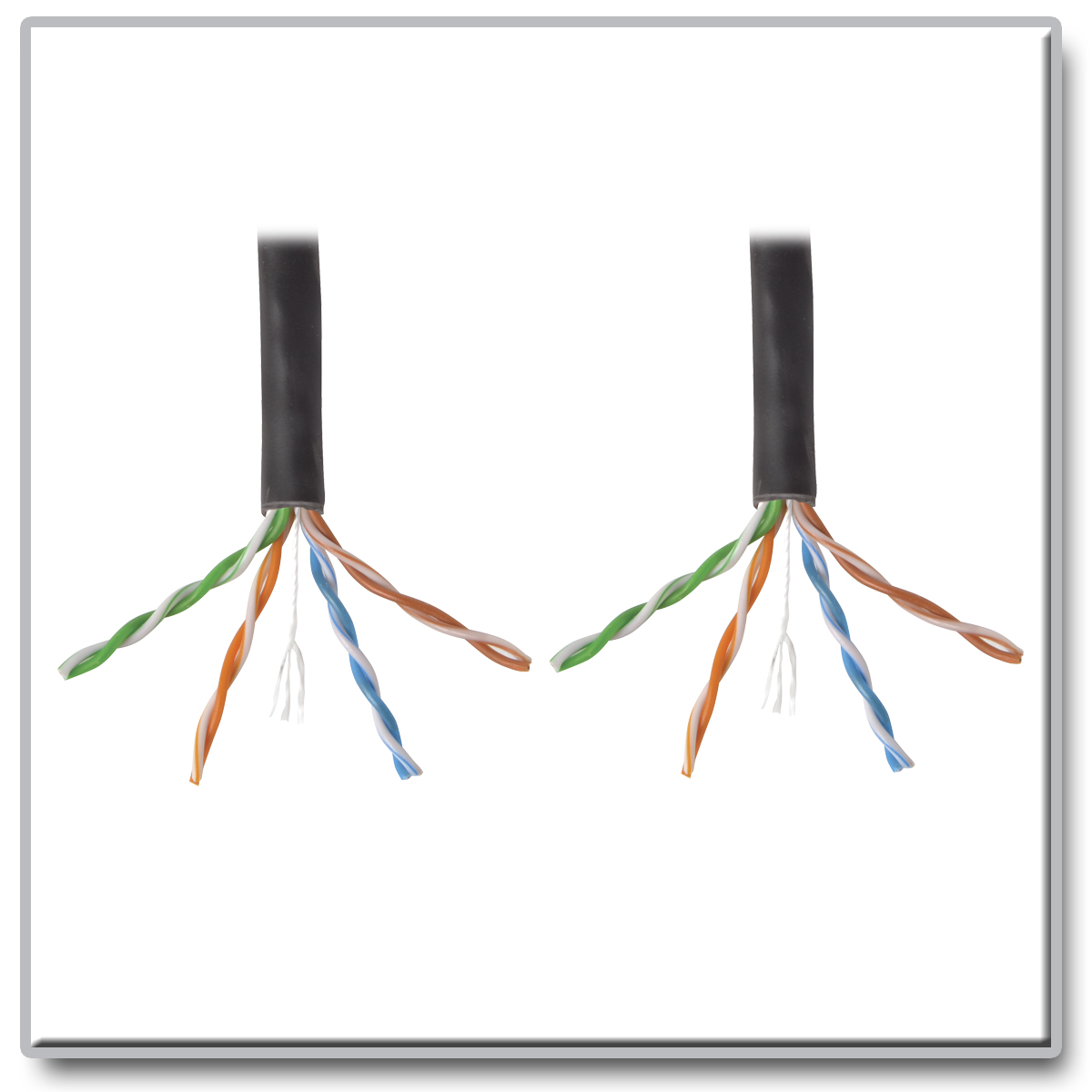 Tripp Lite 1000ft Cat6 Gigabit Bulk Cable Solid Core CMR PVC Black 1000 ...