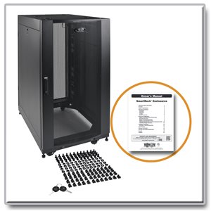 Tripp Lite 25U Rack Enclosure Server Networking Cabinet Shallow Depth ...