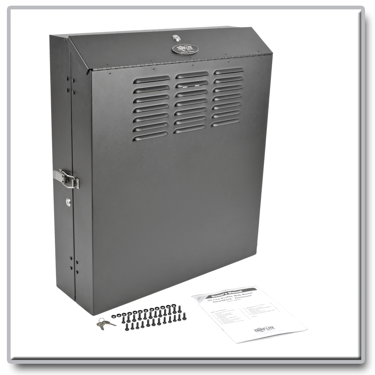 Tripp Lite 6U Wall Mount Low Profile Secure Rack Enclosure Cabinet ...