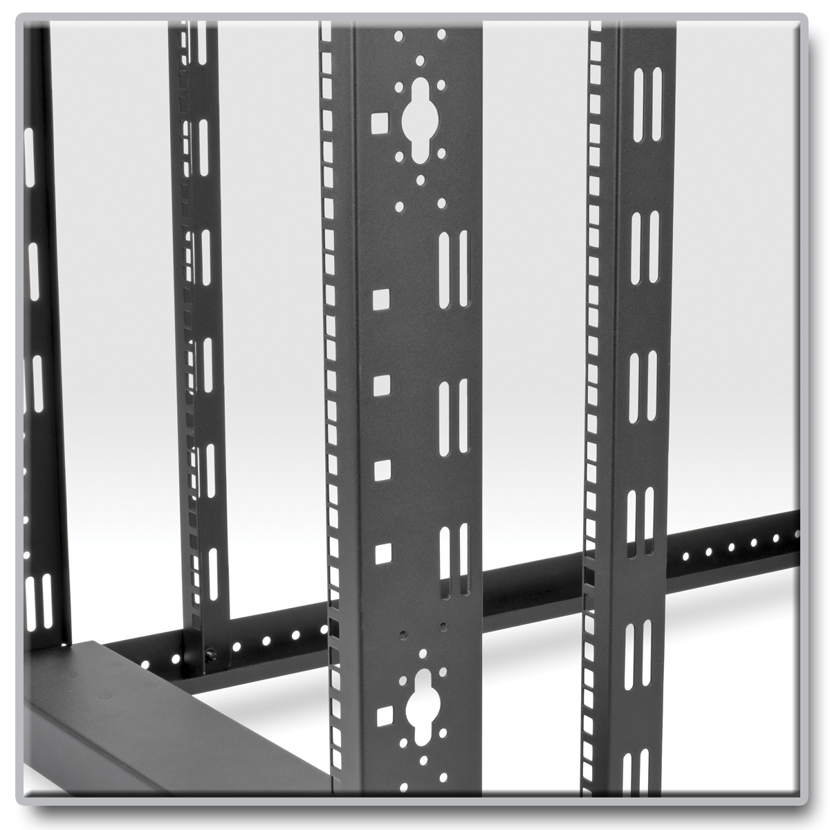 Tripp Lite 4-Post Open Frame Rack Cabinet Floor Standing 36" Depth ...