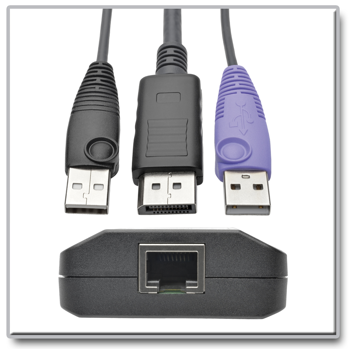 Tripp Lite DisplayPort USB Server Interface w/Virtual Media & CAC B064 ...