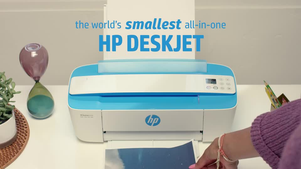 HP Deskjet 3755 Compact Wireless All-in-One Inkjet Printer - Desktop ...
